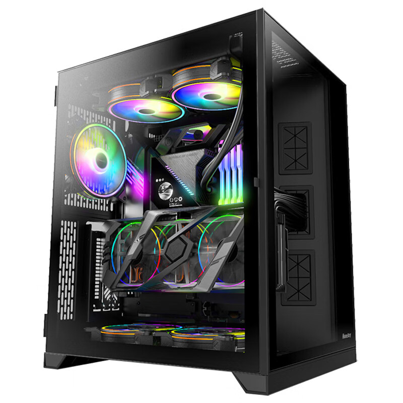 Huntkey MVP Ares ATX Case , tempered glass side and front