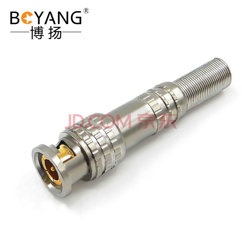 【博扬BY-Q9-A5】博扬 BNC头 BNC-J-5 2M两兆Q9头美式 E1接线头 DDF射频线插头同轴SYV-75-5-1电缆连接器 10个装BY-Q9-A5【行情 报价 价格 评测】-京东