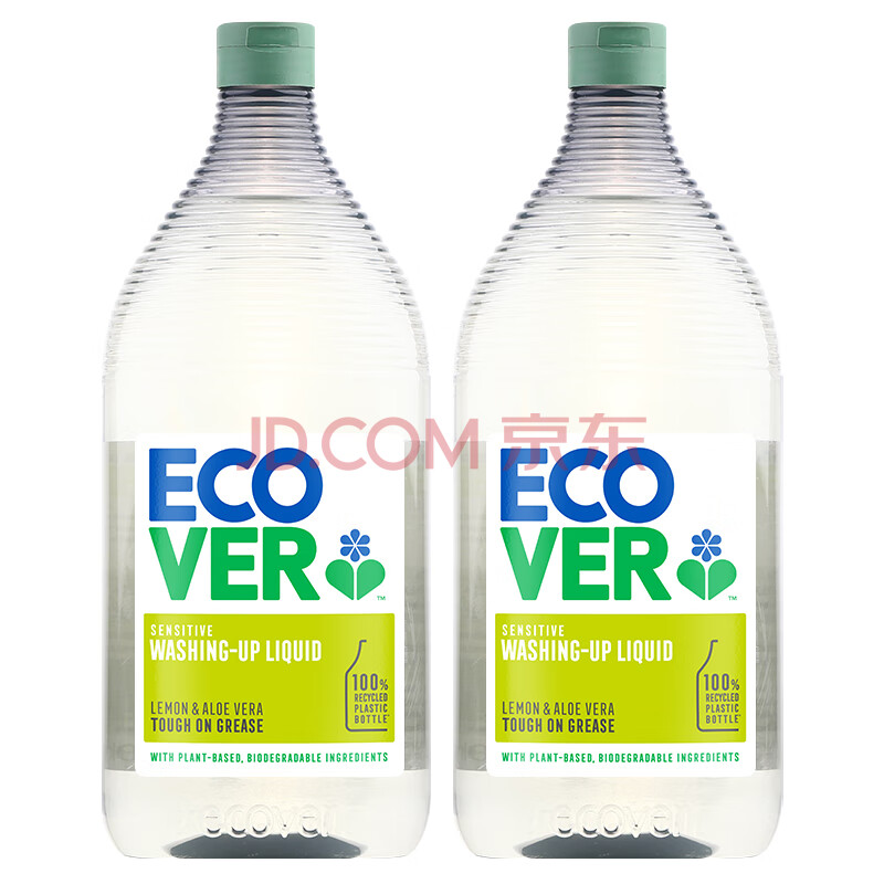【ECOVER洗洁精】ECOVER洗洁精 柠檬芦荟配方 950ml*2 比利时原装进口 清洗果蔬 不伤手【行情 报价 价格 评测】-京东