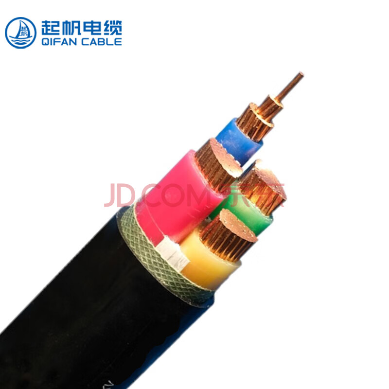 【起帆ZC-YJV】起帆电线电缆 ZC/ZR-YJV3*25+1*16平方国标3+1芯阻燃电力电缆铜芯硬线 黑色1米【20米起售】【行情 报价 价格 评测】-京东