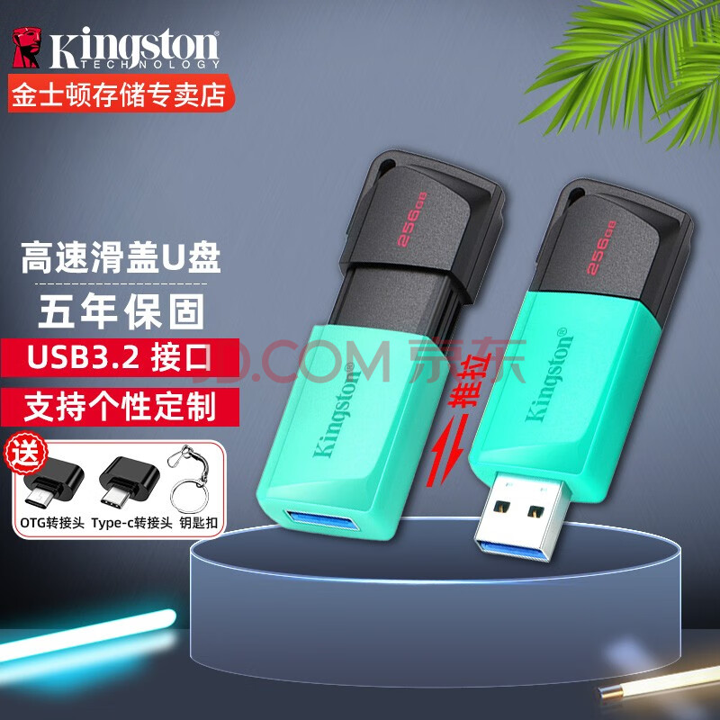 金士顿（Kingston） u盘滑盖设计 DTXM USB 3.2 Gen 1高速定制优盘创意U盘 DTXM 256G 【双转接头+钥匙扣】【图片 价格 品牌 报价】-京东
