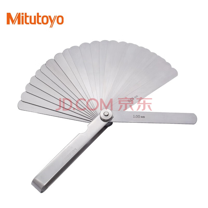 【三丰184-303S（0.05-1mm 28片 长片）】Mitutoyo 三丰塞尺 184-313S（0.05-1mm 28片）（货期7 ...
