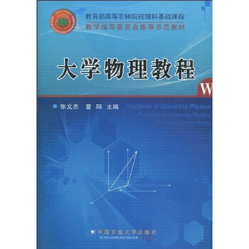 教学指导委员会推荐示范教材：大学物理教程