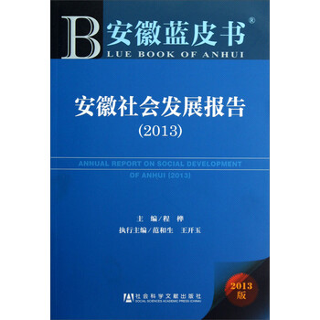 安徽社会发展报告（2013）