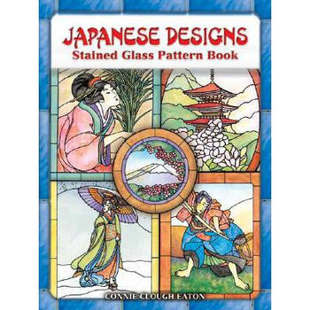Japanese Designs Stained Glass Pattern Book