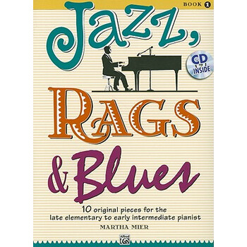 【】Jazz, Rags & Blues, Book 1: 10 Original