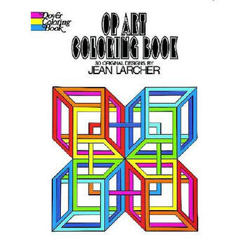 【】Op Art Coloring Book