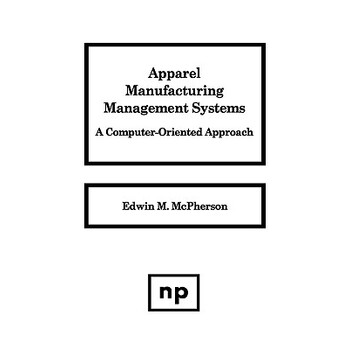 【】Apparel Manufacturing Managemen