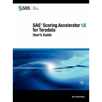 【】SAS Scoring Accelerator 1.6 fo