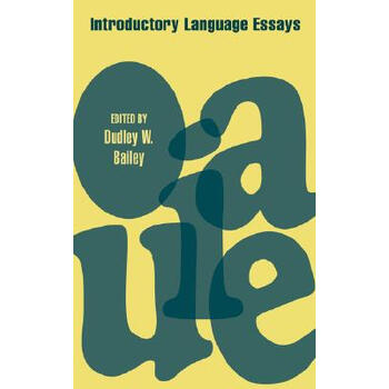 【】Introductory Language Essays