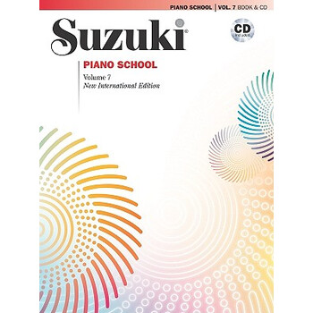 【】Suzuki Piano School, Vol 7: Book &