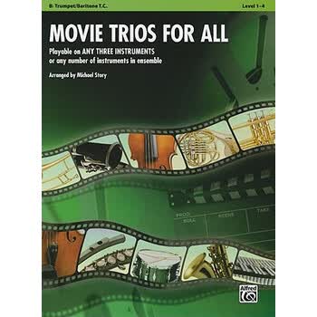 【】Movie Trios for All: Bb Trumpet/Baritone
