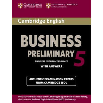 【】Cambridge English Business 5 Preliminary