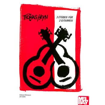 【】3 Etuden Fur 2 Gitarren