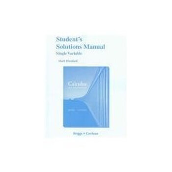 【】Student Solutions Manual, Sing