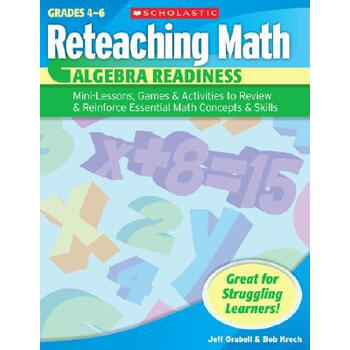 【】Algebra Readiness, Grades 4-6:
