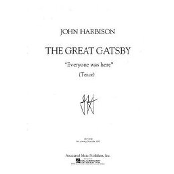 【】Everyone Was Here: Tenor and