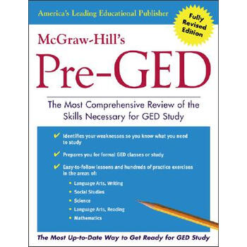 【】McGraw-Hill's Pre-GED: The Mos
