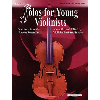 【】Solos for Young Violinists