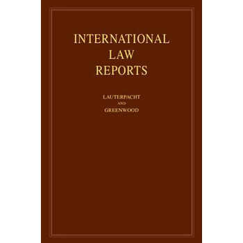 International Law Reports: Volume 145