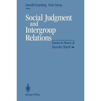 【】Social Judgment and Intergroup