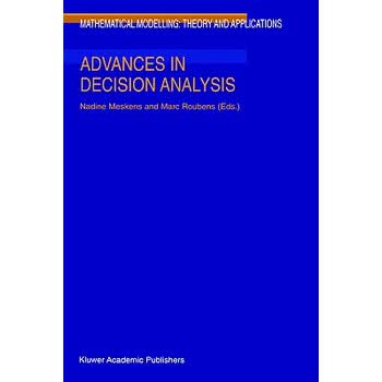 【】Advances in Decision Analysis