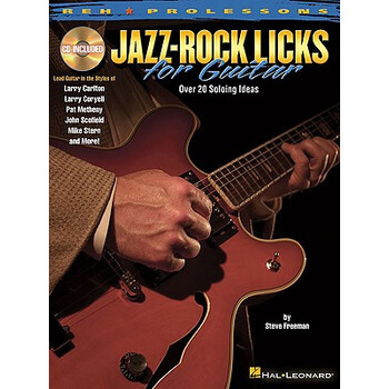 【】Jazz-Rock Licks for Guitar [With CD