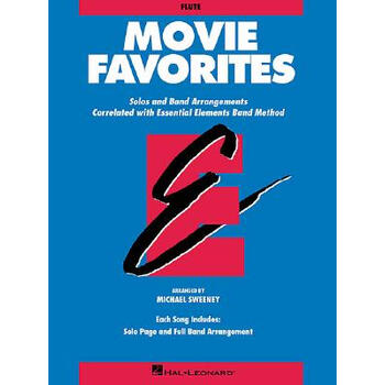 【】Movie Favorites-Flute: Solos and Band