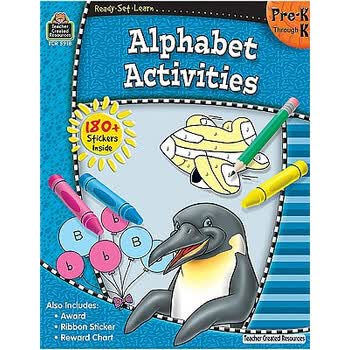 【】Alphabet Activities, Pre-K Through K