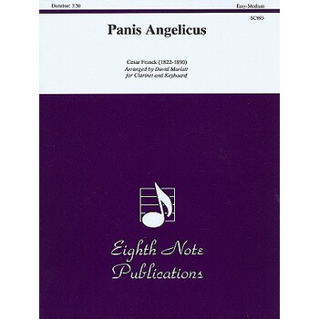 【】Panis Angelicus Clarinet/Keyboard