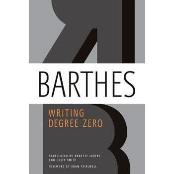【】Writing Degree Zero