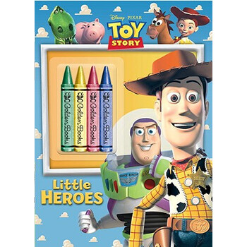 【】Little Heroes [With 4 Crayons]