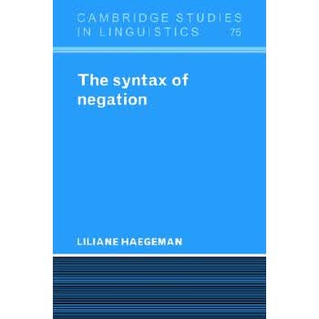 【】The Syntax of Negation