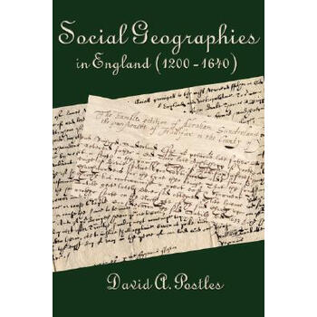【】Social Geographies in England