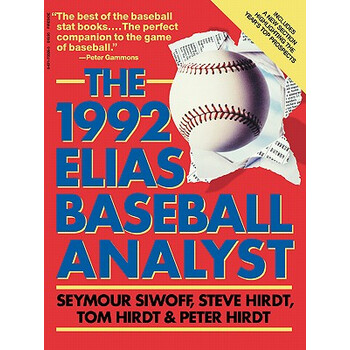【】Elias Baseball Analyst 1992