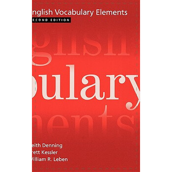 【】English Vocabulary Elements