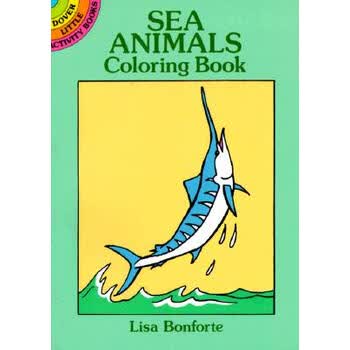 【】Sea Animals Coloring Book