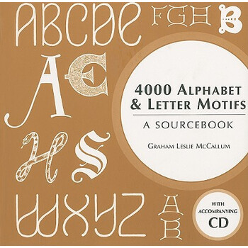 【】4000 Alphabet & Letter Motifs: A