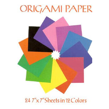 【】Origami Paper: 24 7 X 7 Sheets in 12