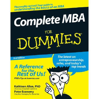 【】Complete Mba For Dummies, Sec