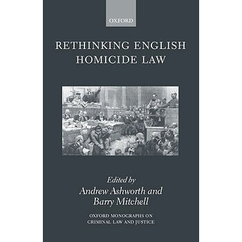 【】Rethinking English Homicide Law