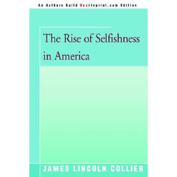 【】The Rise of Selfishness in