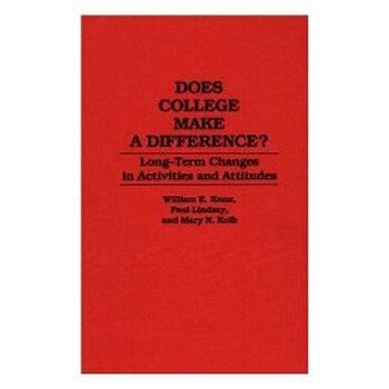 【】Does College Make a Difference?:
