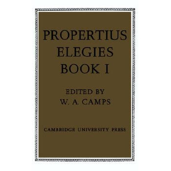 【】Propertius: Elegies: Book 1