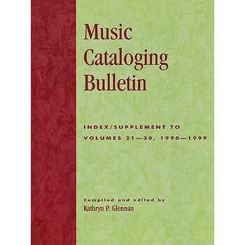 【】Music Cataloging Bulletin: