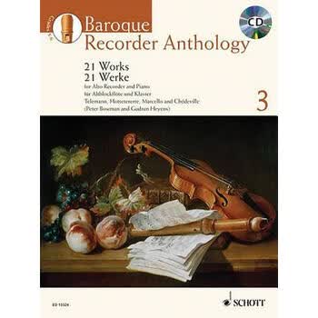 【】Baroque Recorder Anthology - Volume 3: