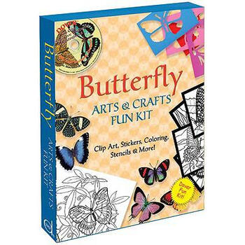 Butterfly Arts & Crafts Fun Kit [With Bonus ...