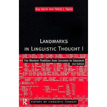 【】Landmarks in Linguistic Thought Volume