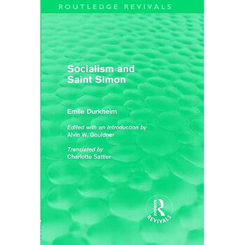 Socialism and Saint-Simon (Routledge Revivals)