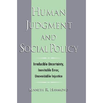 【】Human Judgment and Social Policy